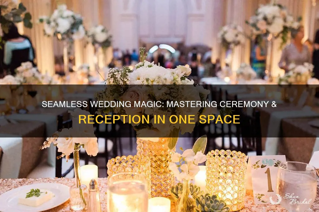 Seamless Wedding Magic: Mastering Ceremony & Reception In One Space ...