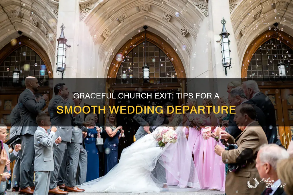 Graceful Church Exit: Tips For A Smooth Wedding Departure | ShunBridal