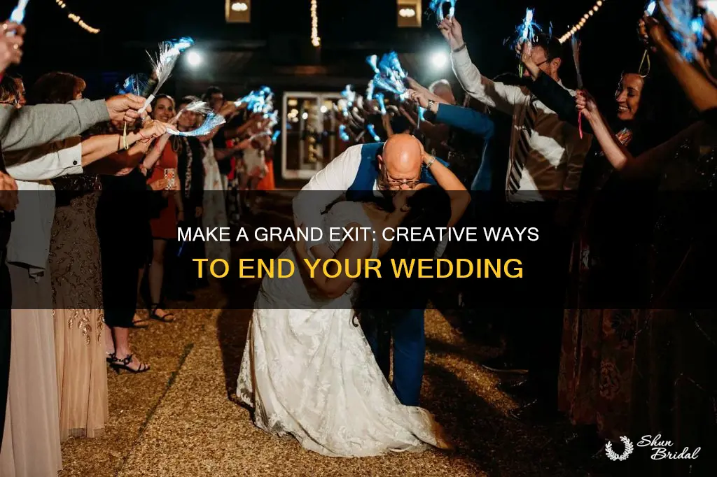 Make A Grand Exit: Creative Ways To End Your Wedding | ShunBridal