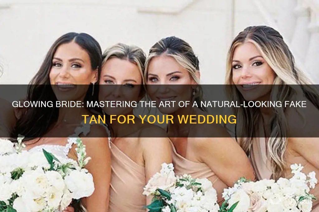 Glowing Bride: Mastering The Art Of A Natural-Looking Fake Tan For Your ...
