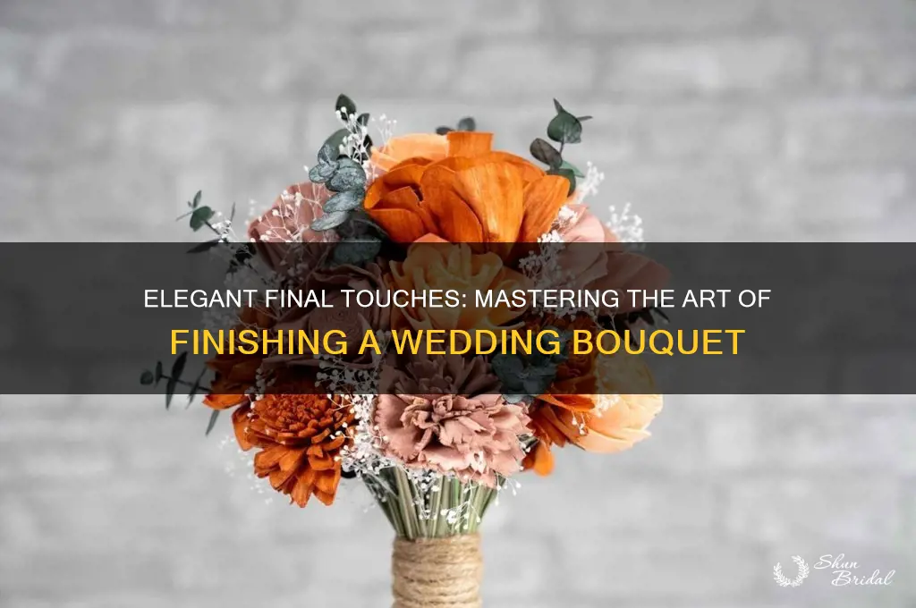 Elegant Final Touches: Mastering The Art Of Finishing A Wedding Bouquet ...