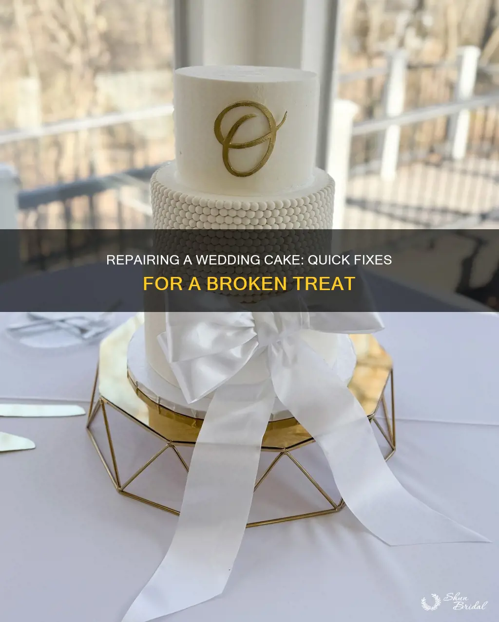 Repairing A Wedding Cake: Quick Fixes For A Broken Treat | ShunBridal