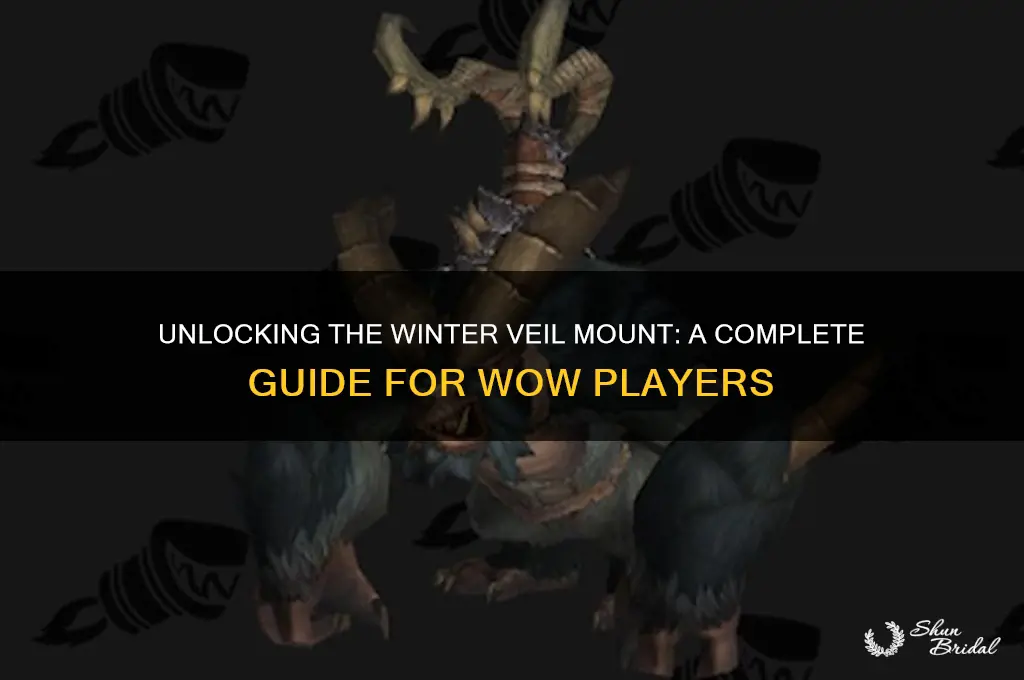 Unlocking The Winter Veil Mount: A Complete Guide For Wow Players ...