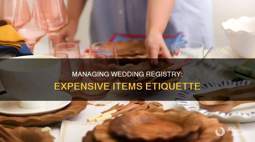 Managing Wedding Registry: Expensive Items Etiquette | ShunBridal