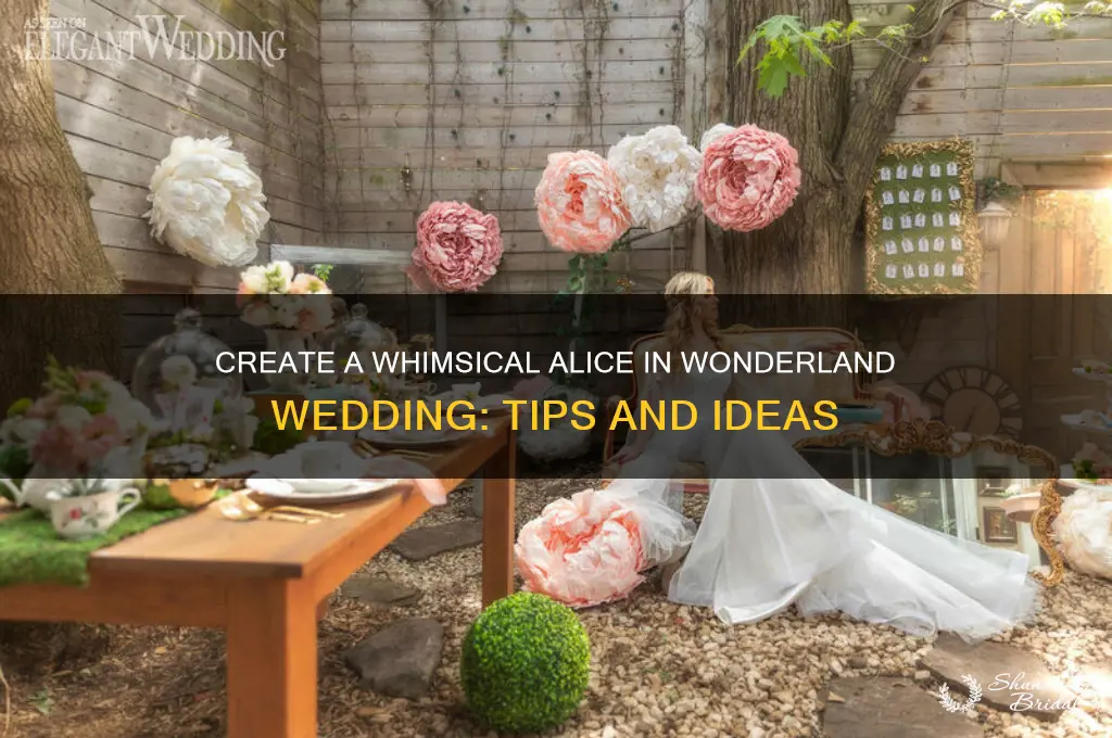 Create A Whimsical Alice In Wonderland Wedding: Tips And Ideas | ShunBridal