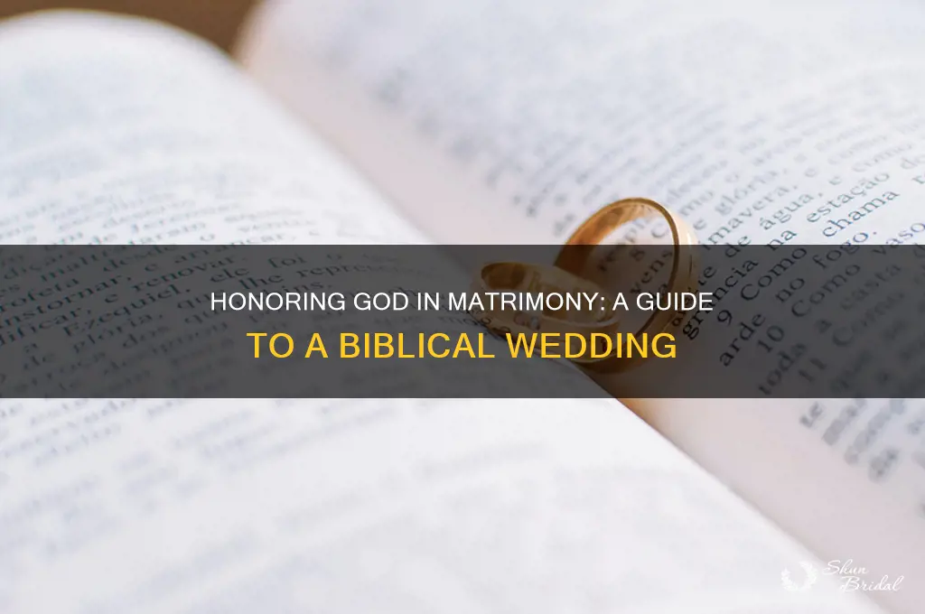 Honoring God In Matrimony: A Guide To A Biblical Wedding | ShunBridal