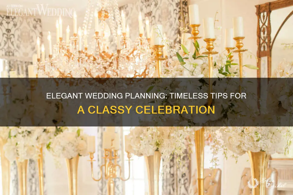 Elegant Wedding Planning: Timeless Tips For A Classy Celebration ...