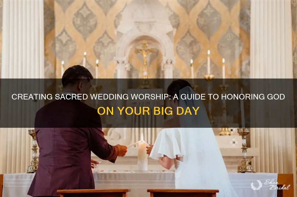 Creating Sacred Wedding Worship: A Guide To Honoring God On Your Big ...