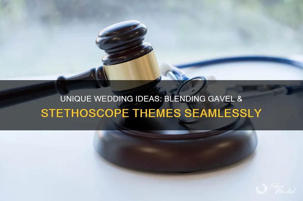Unique Wedding Ideas: Blending Gavel & Stethoscope Themes Seamlessly ...
