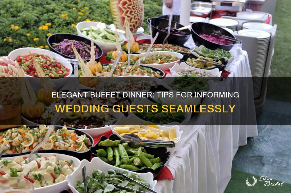 Elegant Buffet Dinner: Tips For Informing Wedding Guests Seamlessly ...
