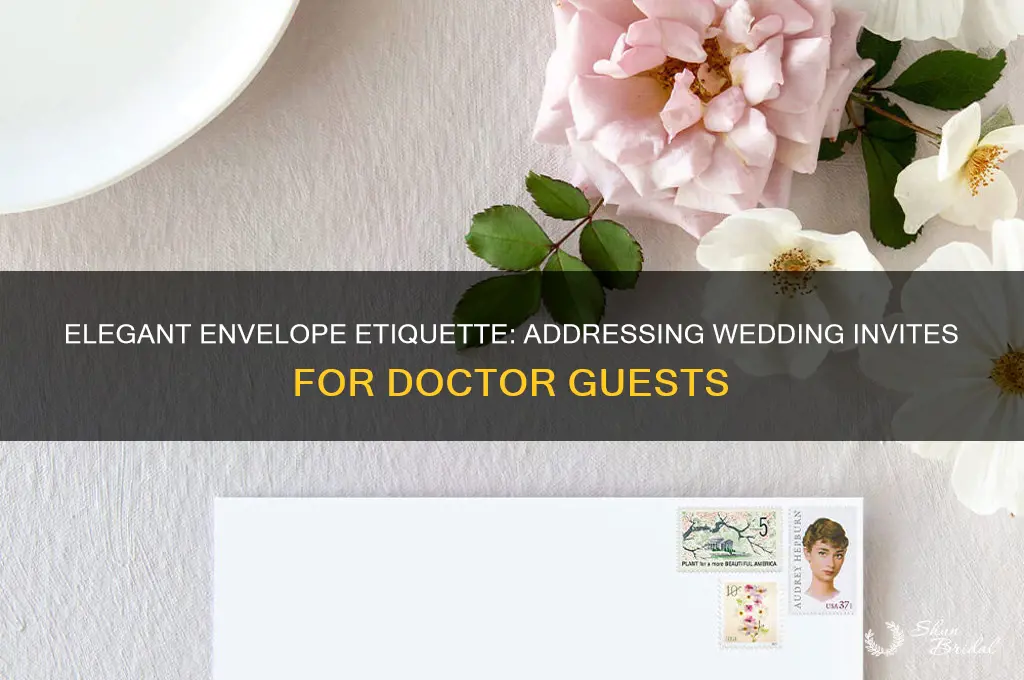 Elegant Envelope Etiquette: Addressing Wedding Invites For Doctor ...