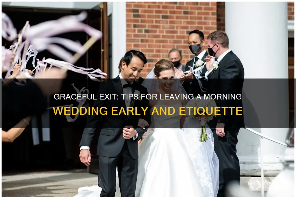 Graceful Exit: Tips For Leaving A Morning Wedding Early And Etiquette ...