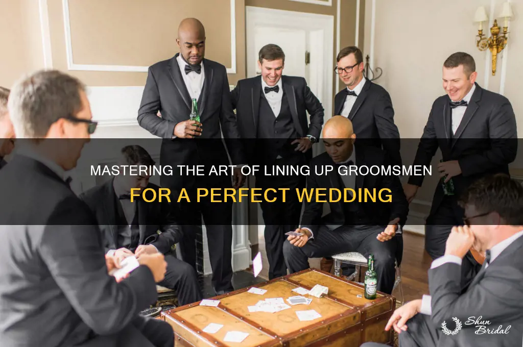 Mastering The Art Of Lining Up Groomsmen For A Perfect Wedding | ShunBridal