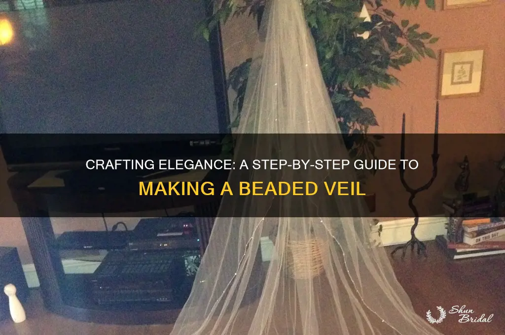 Crafting Elegance: A Step-By-Step Guide To Making A Beaded Veil ...