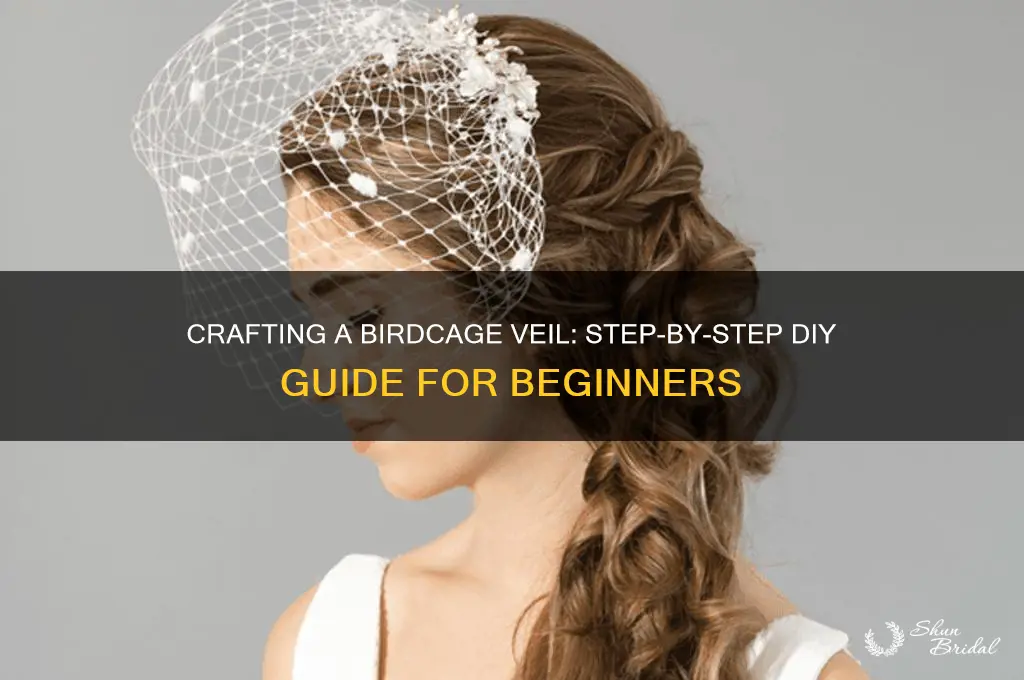 Crafting A Birdcage Veil: Step-By-Step Diy Guide For Beginners | ShunBridal