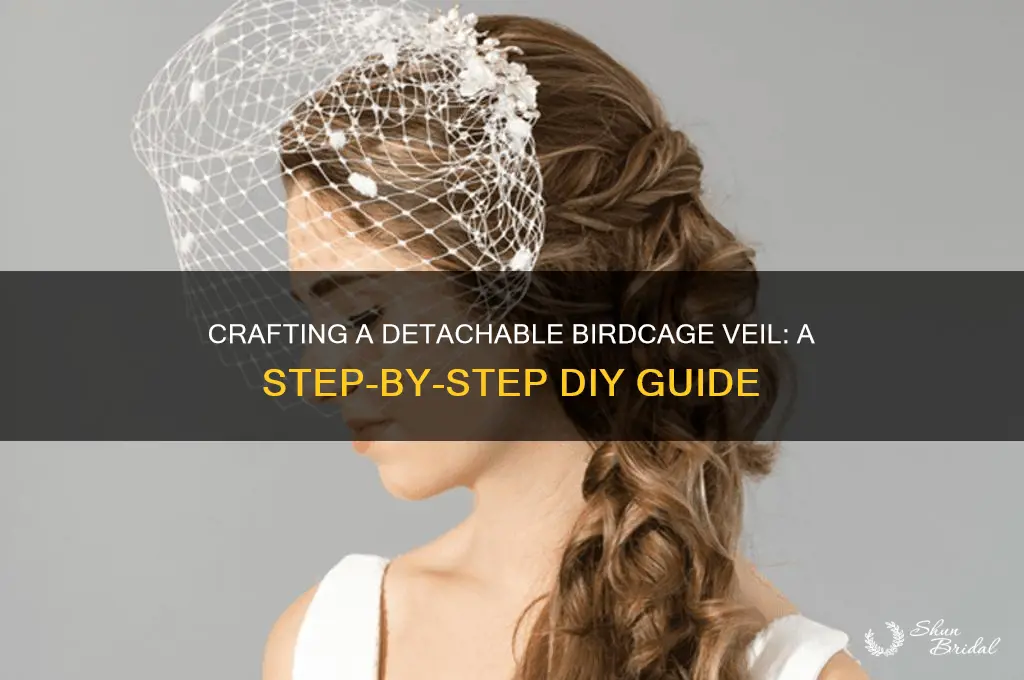 Crafting A Detachable Birdcage Veil: A Step-By-Step Diy Guide | ShunBridal