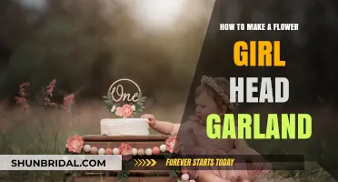 Crafting A Charming Flower Girl Head Garland: A Step-By-Step Guide ...