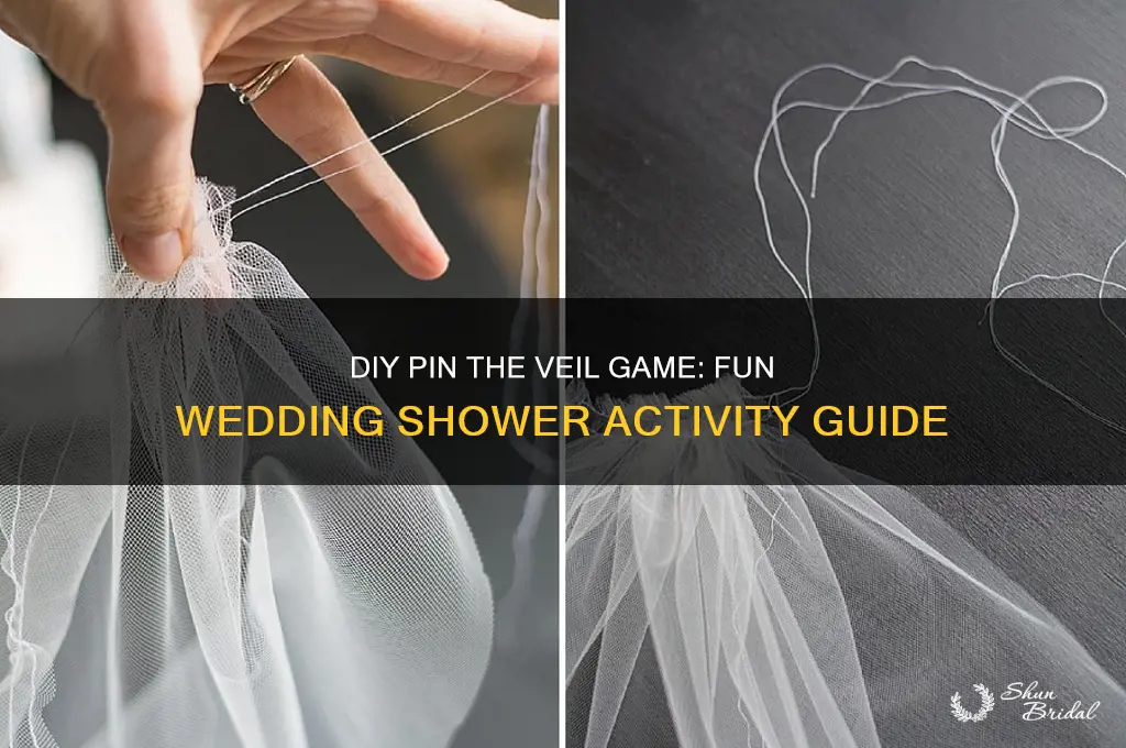 Diy Pin The Veil Game: Fun Wedding Shower Activity Guide | ShunBridal