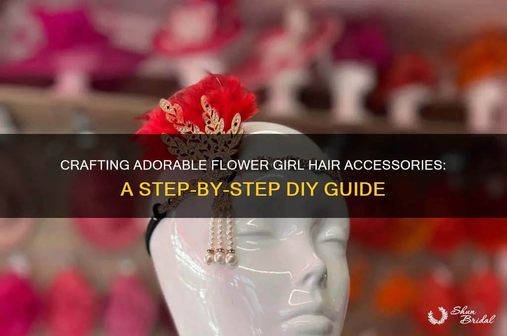 Crafting Adorable Flower Girl Hair Accessories: A Step-By-Step Diy ...