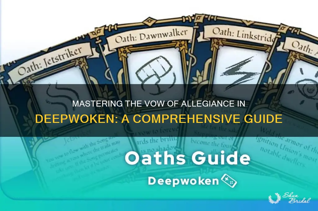 Mastering The Vow Of Allegiance In Deepwoken: A Comprehensive Guide ...