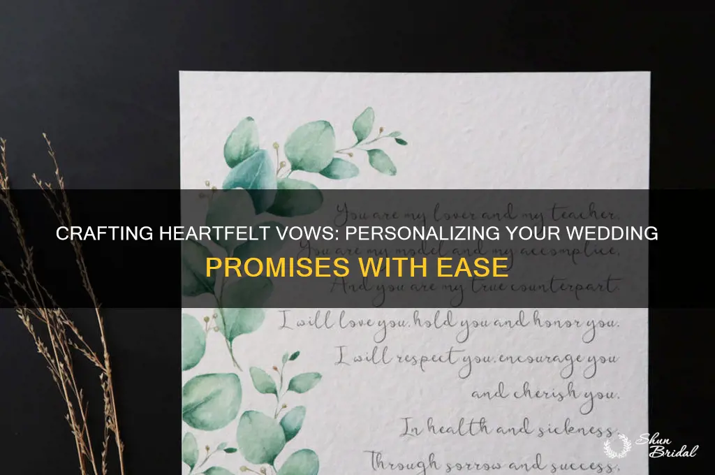 Crafting Heartfelt Vows: Personalizing Your Wedding Promises With Ease ...