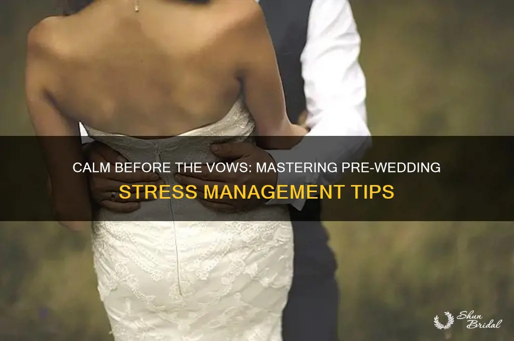 Calm Before The Vows: Mastering Pre-Wedding Stress Management Tips ...