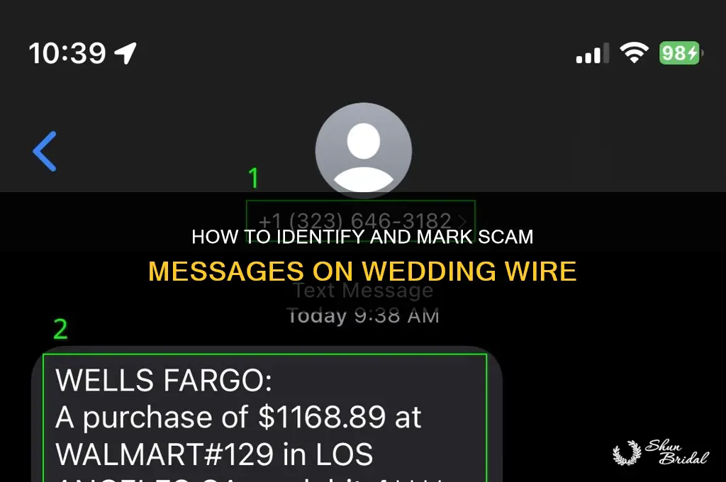 How To Identify And Mark Scam Messages On Wedding Wire | ShunBridal