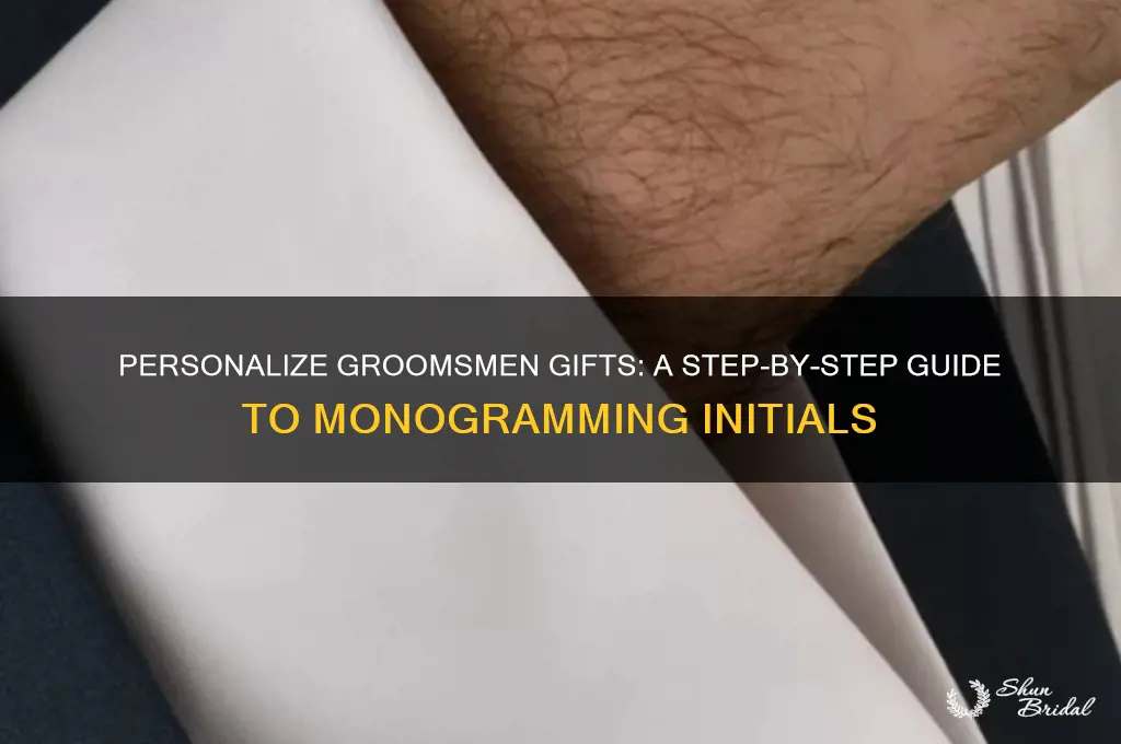 Personalize Groomsmen Gifts: A Step-By-Step Guide To Monogramming ...