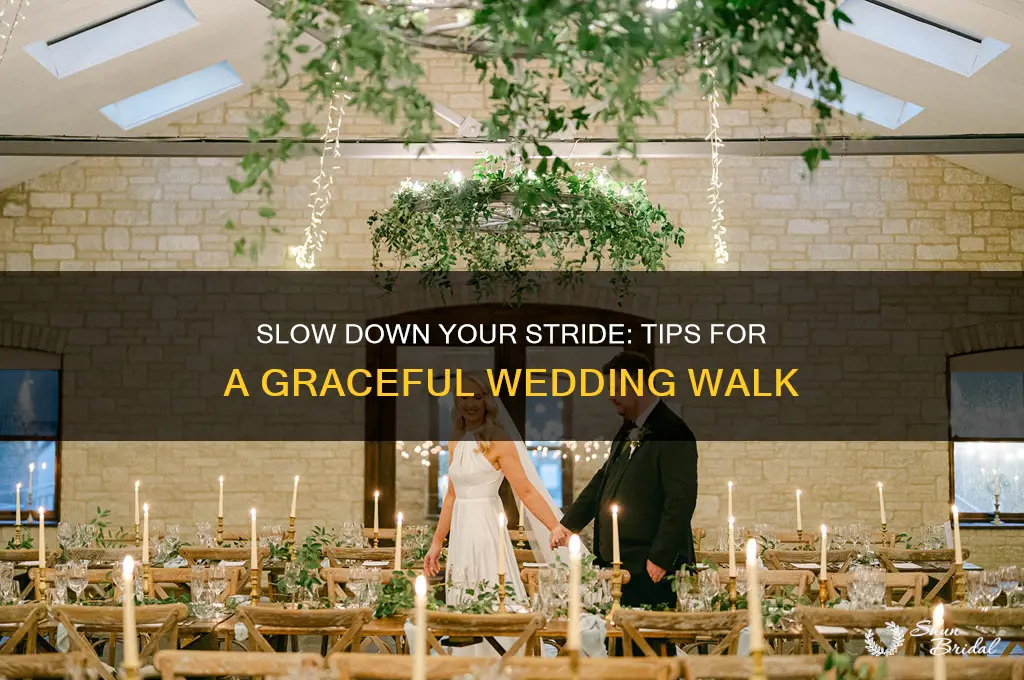 Slow Down Your Stride: Tips For A Graceful Wedding Walk | ShunBridal