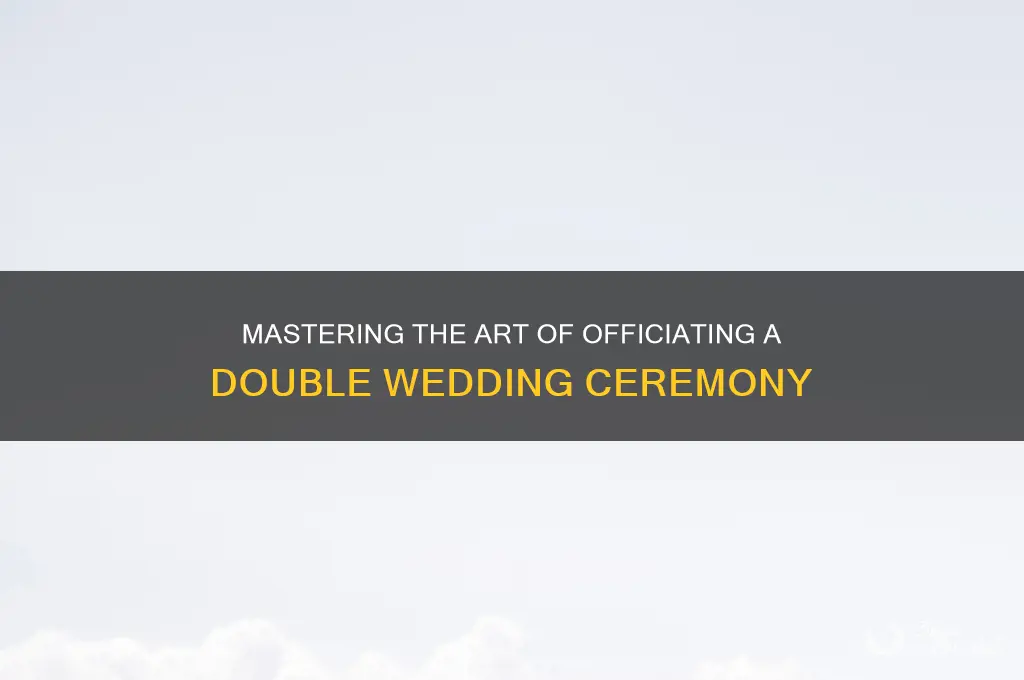 Mastering The Art Of Officiating A Double Wedding Ceremony | ShunBridal