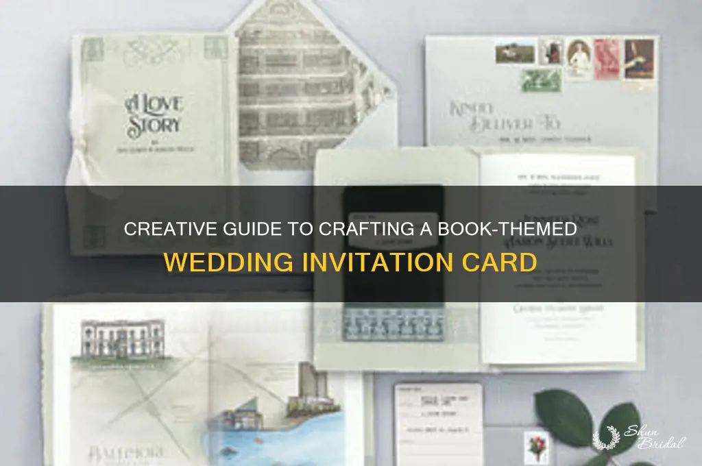 Creative Guide To Crafting A Book-Themed Wedding Invitation Card ...