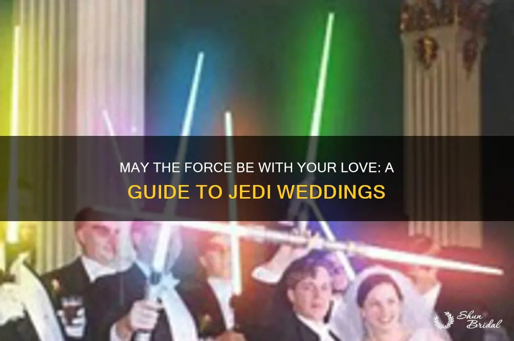 May The Force Be With Your Love: A Guide To Jedi Weddings | ShunBridal