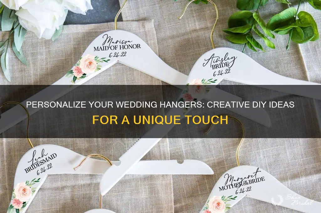 Personalize Your Wedding Hangers: Creative Diy Ideas For A Unique Touch ...