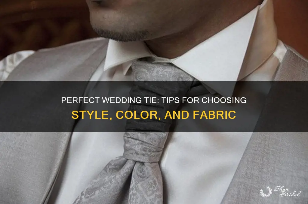 Perfect Wedding Tie: Tips For Choosing Style, Color, And Fabric ...