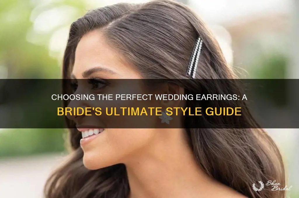 Choosing The Perfect Wedding Earrings: A Bride's Ultimate Style Guide ...