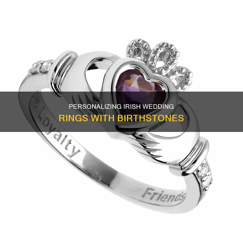 Personalizing Irish Wedding Rings With Birthstones | ShunBridal