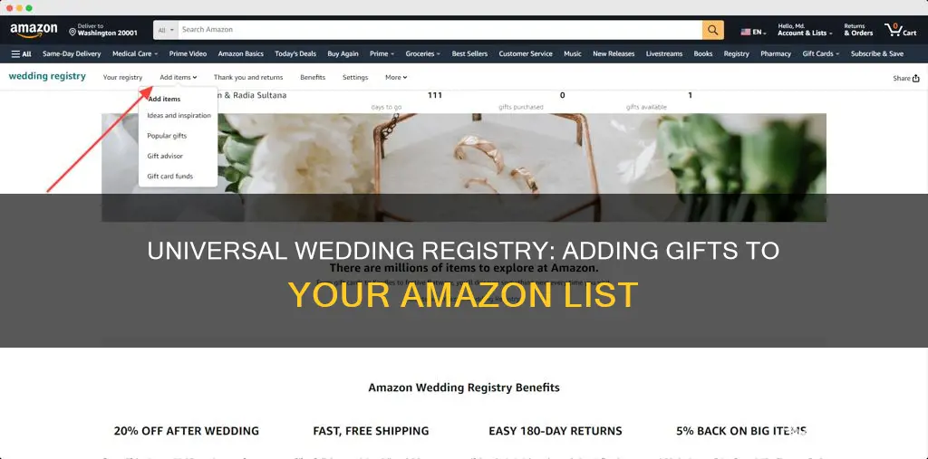 Universal Wedding Registry: Adding Gifts To Your Amazon List | ShunBridal