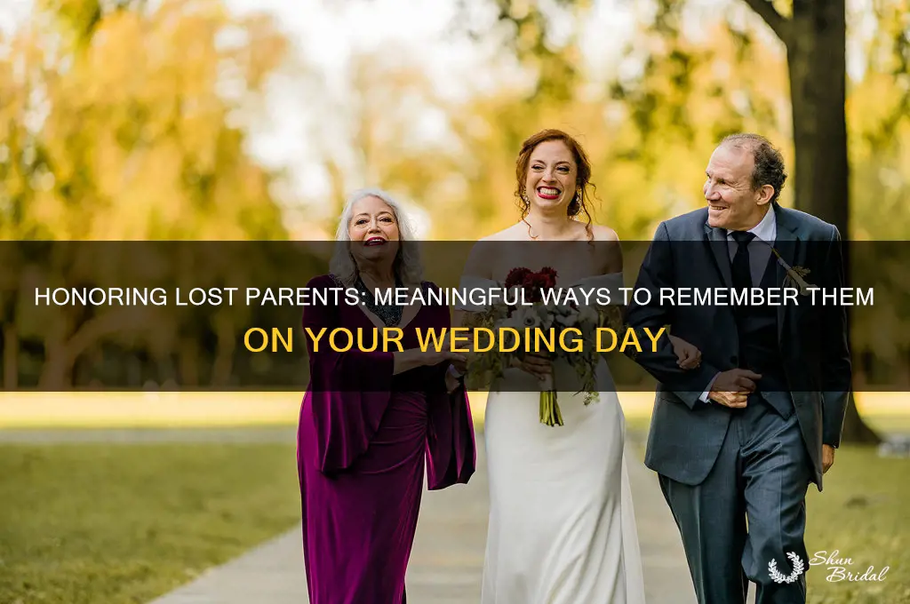 Honoring Lost Parents: Meaningful Ways To Remember Them On Your Wedding ...