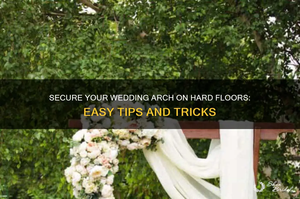 Secure Your Wedding Arch On Hard Floors: Easy Tips And Tricks | ShunBridal