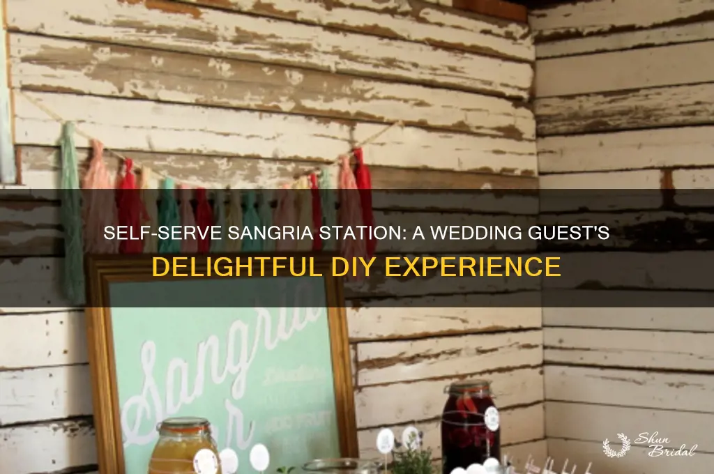 Self-Serve Sangria Station: A Wedding Guest's Delightful Diy Experience ...