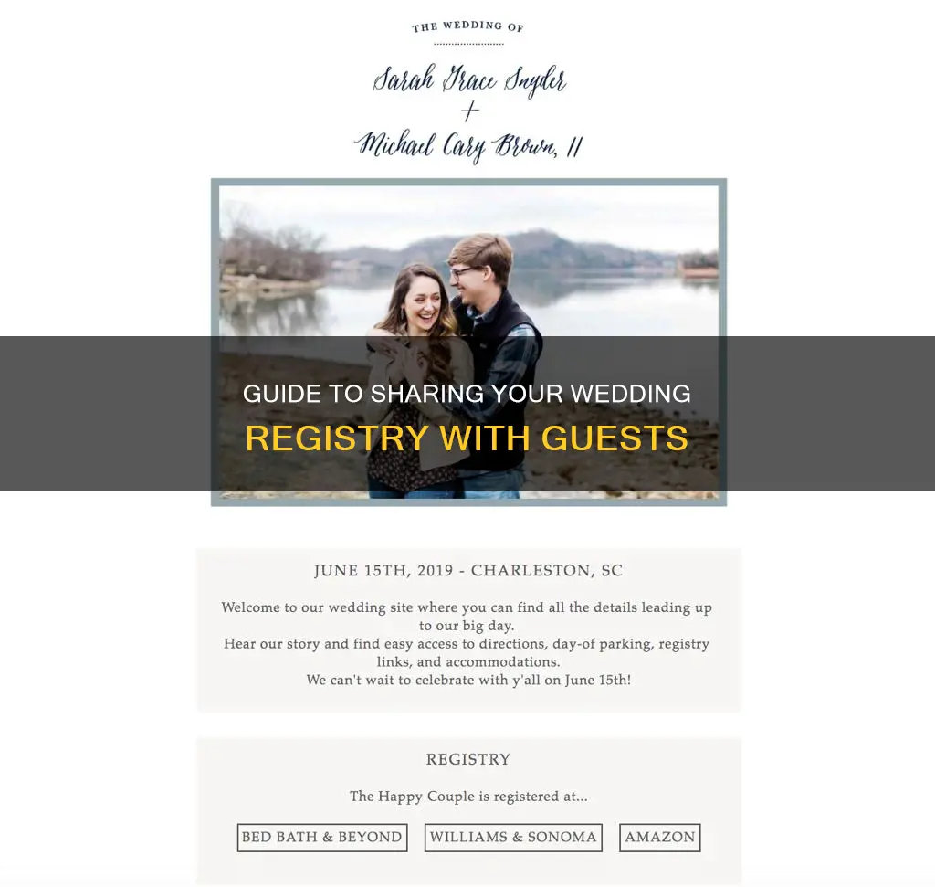 Guide To Sharing Your Wedding Registry With Guests | ShunBridal