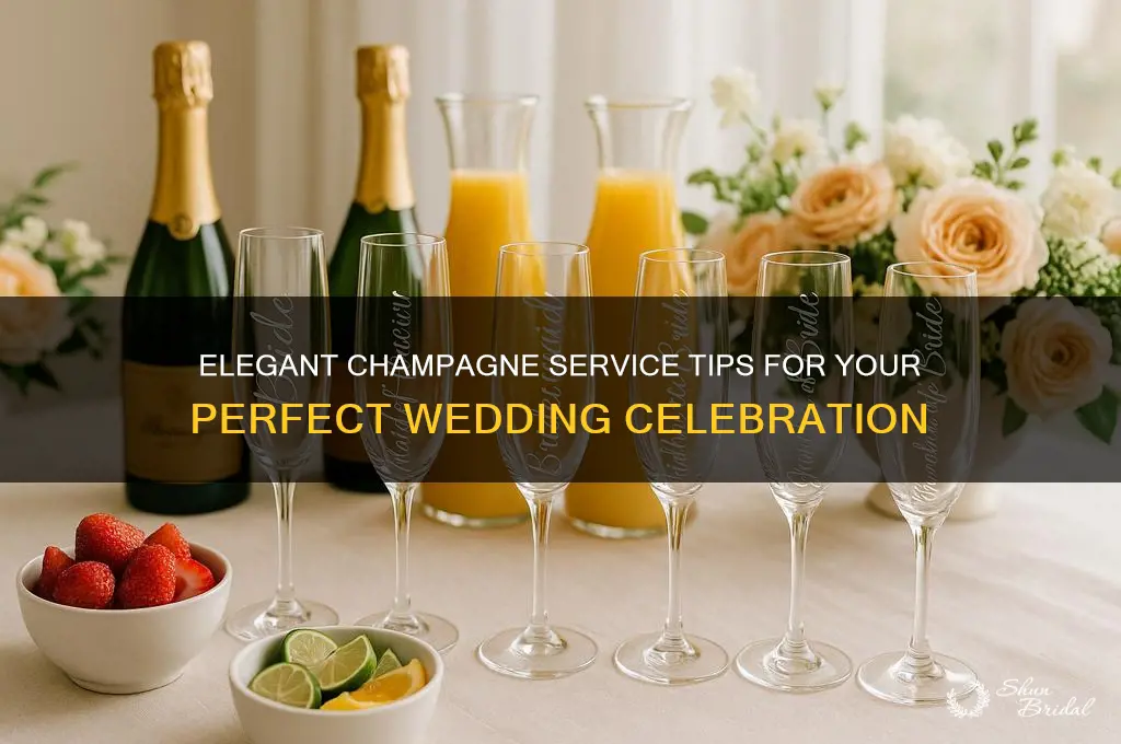 Elegant Champagne Service Tips For Your Perfect Wedding Celebration ...