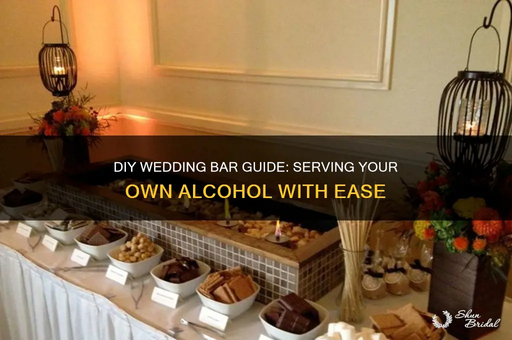Diy Wedding Bar Guide: Serving Your Own Alcohol With Ease | ShunBridal