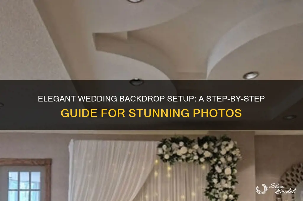 Elegant Wedding Backdrop Setup: A Step-By-Step Guide For Stunning ...
