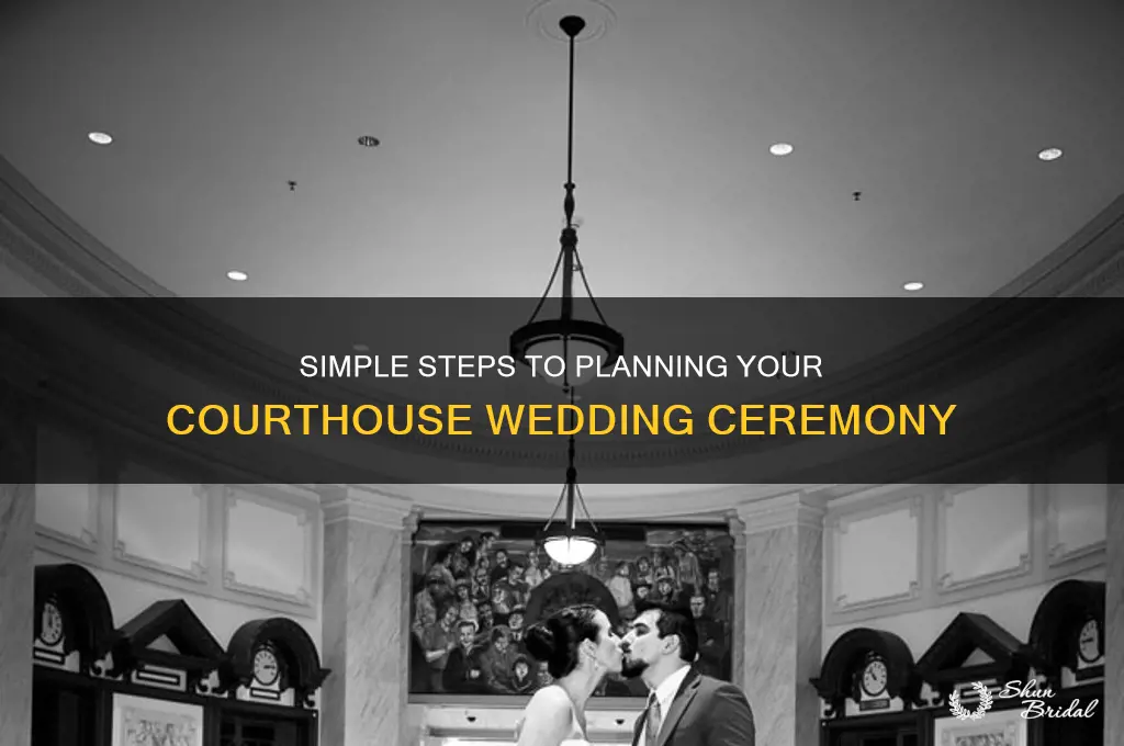 Simple Steps To Planning Your Courthouse Wedding Ceremony | ShunBridal