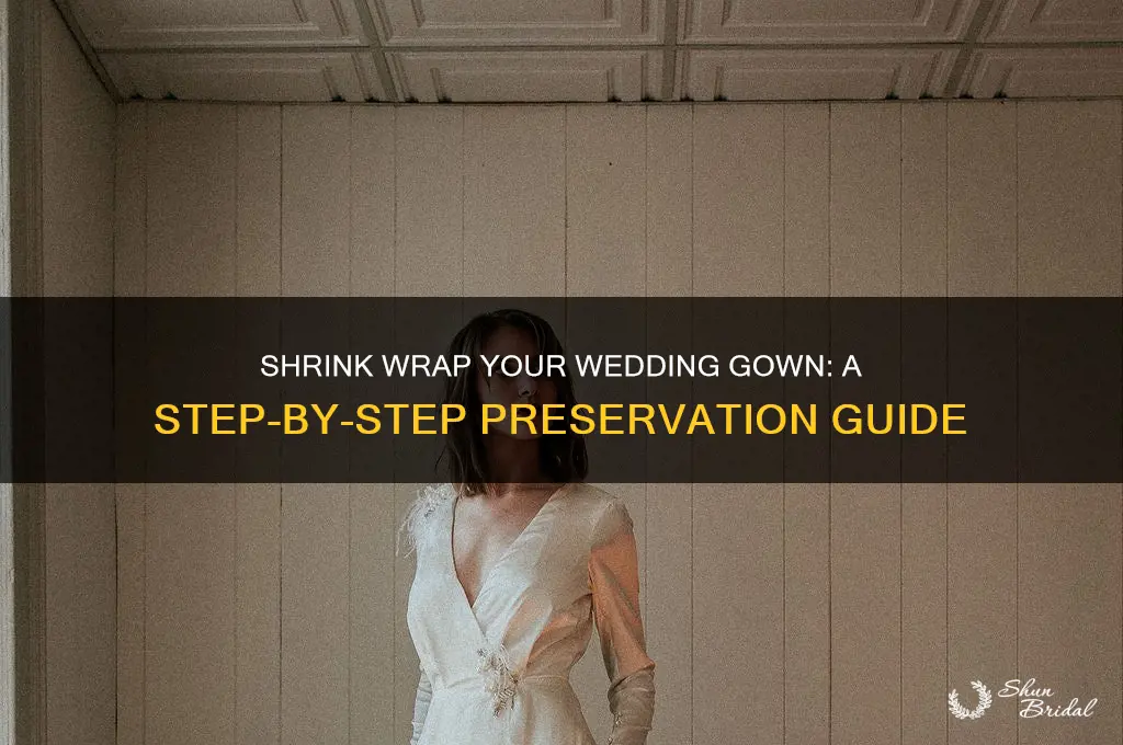 Shrink Wrap Your Wedding Gown: A Step-By-Step Preservation Guide ...
