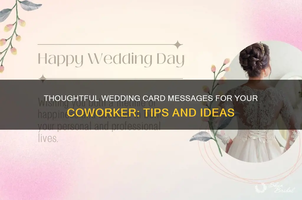 Thoughtful Wedding Card Messages For Your Coworker: Tips And Ideas ...