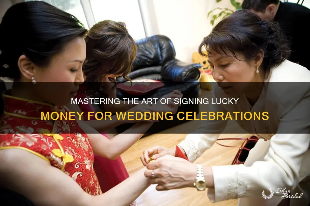 Mastering The Art Of Signing Lucky Money For Wedding Celebrations ...