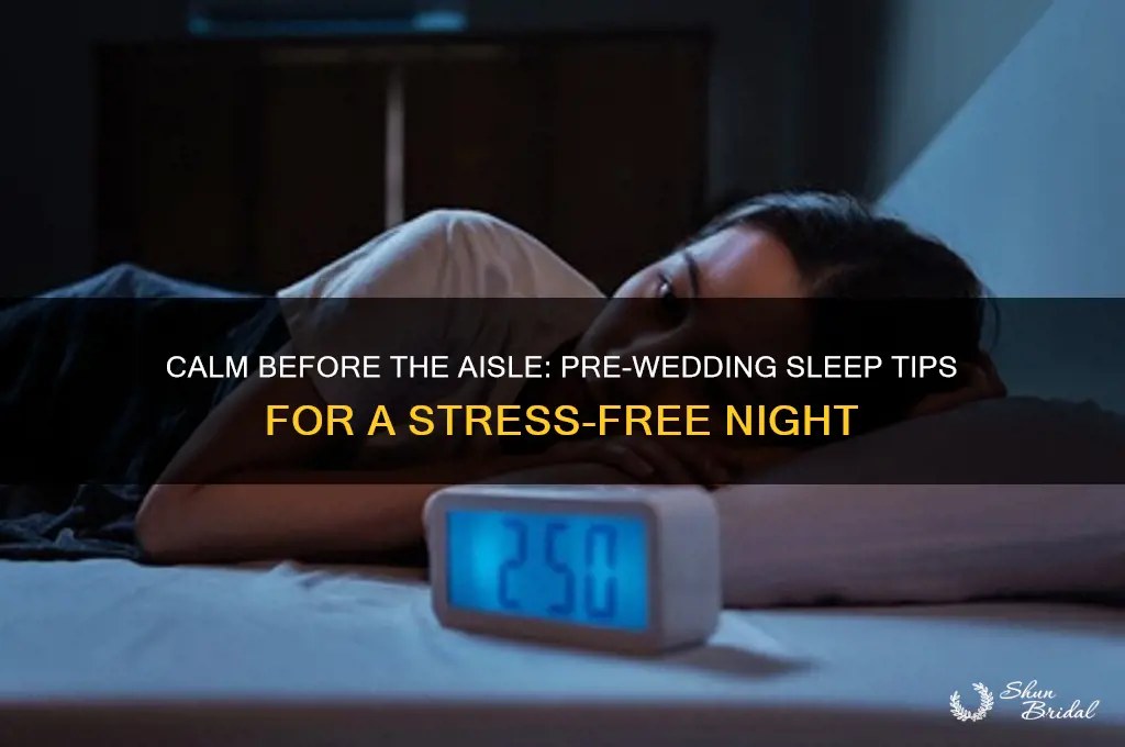 Calm Before The Aisle: Pre-Wedding Sleep Tips For A Stress-Free Night ...