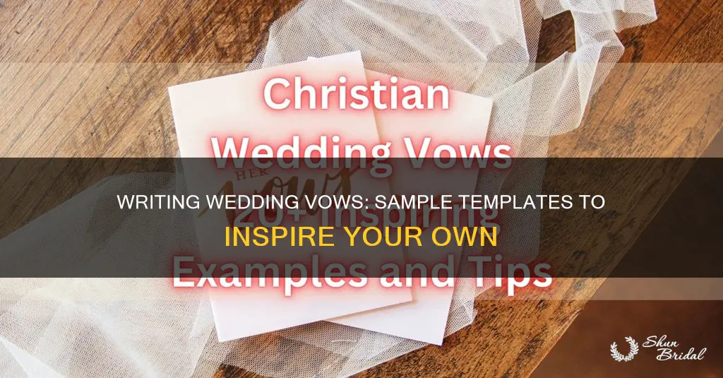 Writing Wedding Vows: Sample Templates To Inspire Your Own | ShunBridal